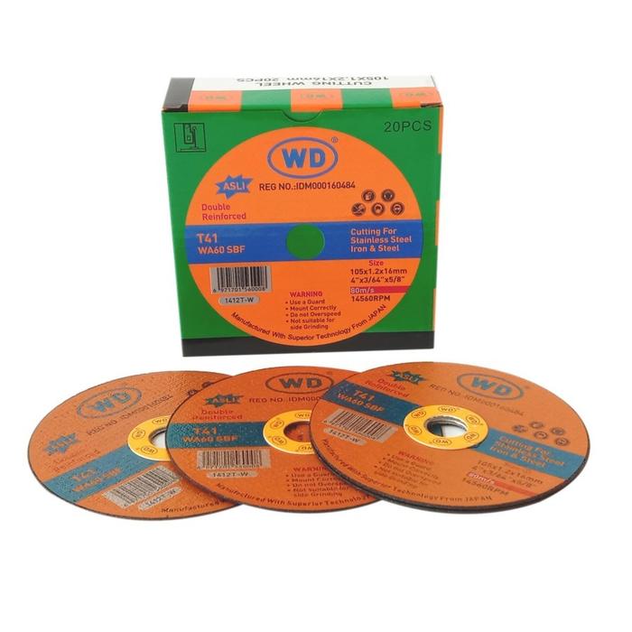 Jual Batu Gerinda Potong WD 4 Resibon WD Cutting Wheel WD Cutting 4 ...