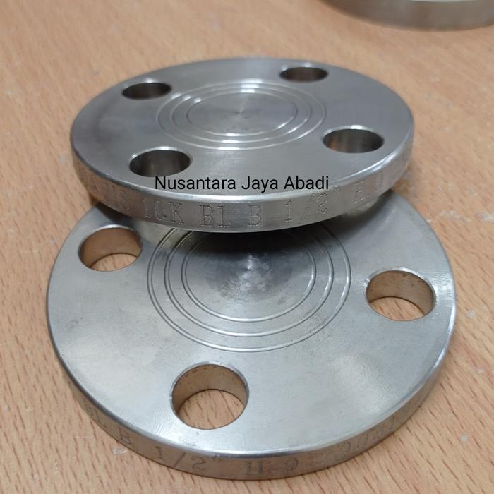 Jual Blind Flange/Flange Buta Stainless SS 304 JIS 10K 1/2 " Inchi DN ...