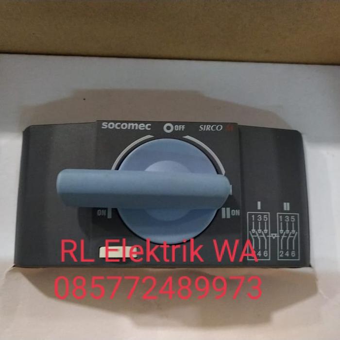 Jual COS CHANGE OVER SWITCH SOCOMEC SIRCOVER M 40A 4 POLE - Jakarta Pusat - RL Elektrik | Tokopedia