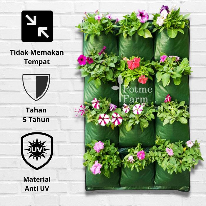 Jual Pot Kantong Tanaman Dinding Wall Planter Bag - Kota Denpasar ...