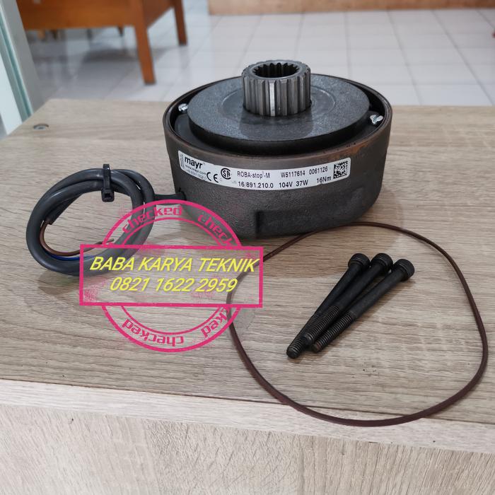 Jual BRAKE COMPLETE SET, BRAKE COIL MOTOR M16 MAYR 3,2 TON HOIST STAHL ...