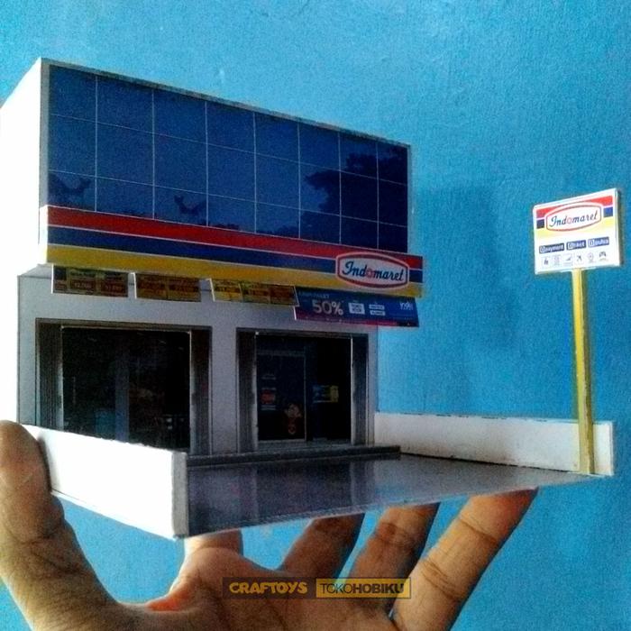 Jual Diorama Diecast Skala 64 - Miniatur Ruko Indomaret Di Seller ...