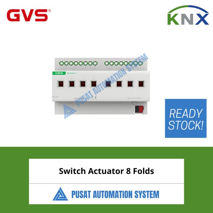 Jual KNX GVS Switch Actuator 8 folds 16A - Kota Bandung ...