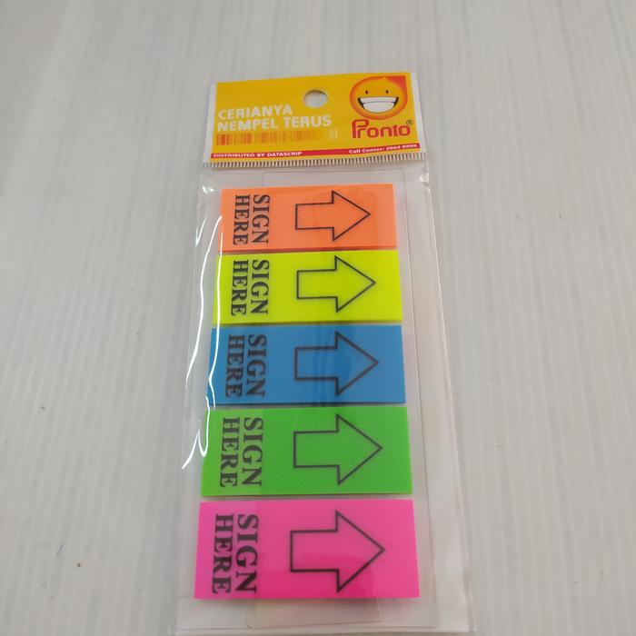 Jual Sign Here Pronto by Datascrip (Mark n Notes/Stick Notes Pronto ...
