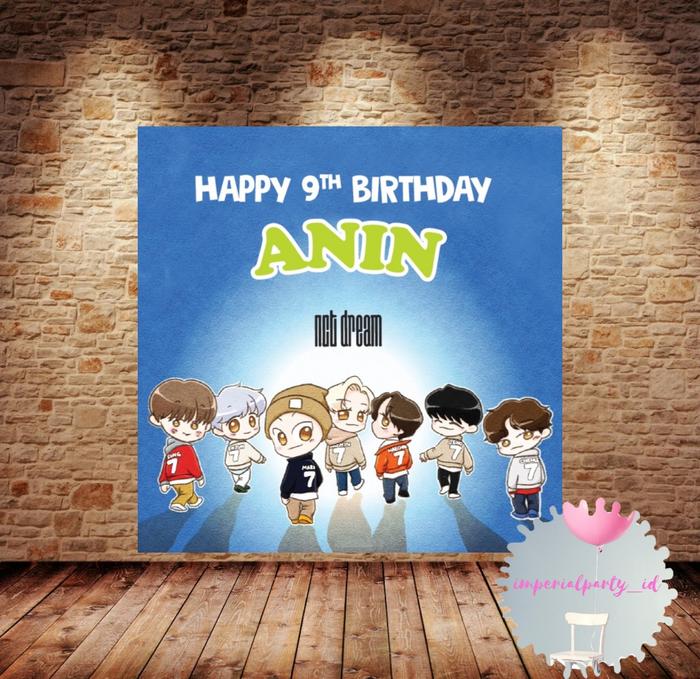 Jual Custom Backdrop Banner Spanduk Happy Birthday NCT Dream Kpop ...