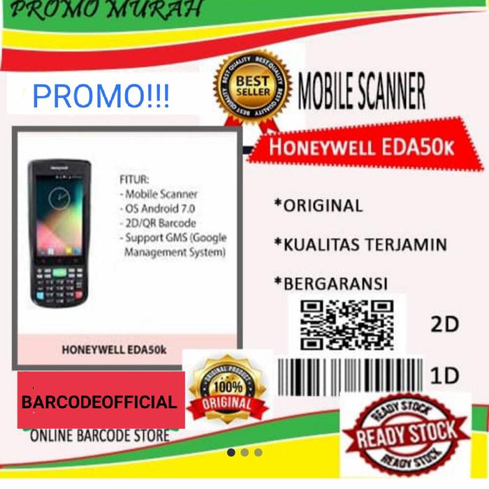 Jual Barcode Scanner PDT Industrial Honeywell EDA50K Android Mobile ...