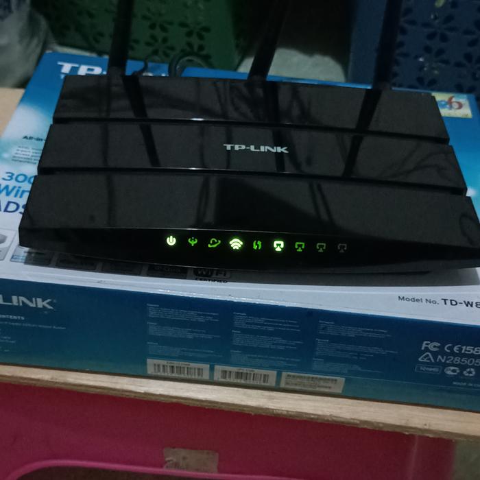 Jual TP-Link TD-W8970 300Mbps Wireless N Gigabit ADSL2 + Modem Router ...