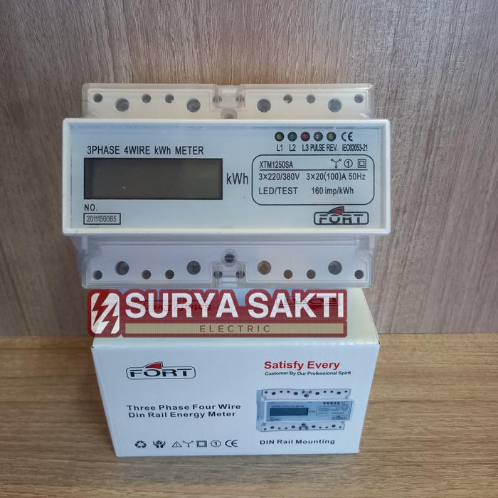 Jual KWH METER 3 PHASE DIGITAL / KWH METER 3PHASE DIGITAL "FORT" `XTM1250SA - Jakarta Pusat ...