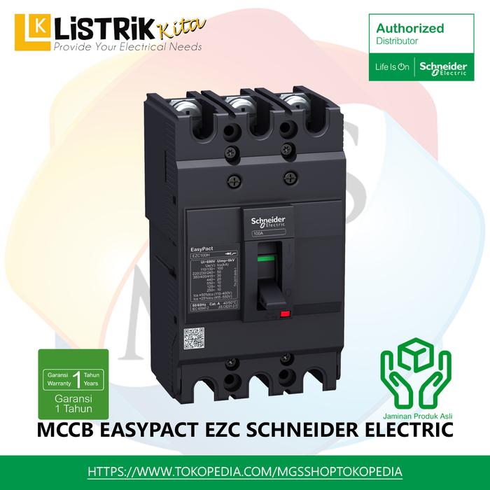 Promo MCCB SCHNEIDER EZC100F 3P/3T 20A 10kA - EZC100F3020 Cicil 0% 3x - Jakarta Timur - MGSSHOP ...