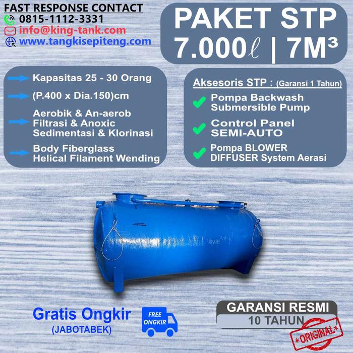 Jual Paket STP BIOTECH BIOTANK 7000 liter / 7m3 - Kab. Tangerang ...