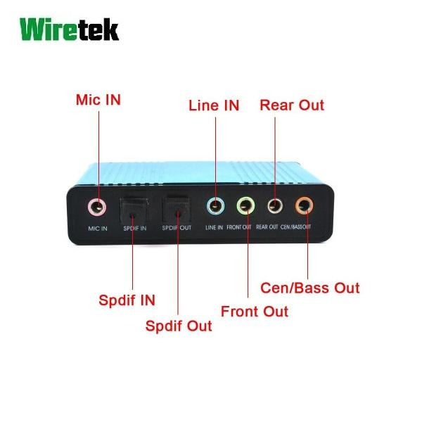 Jual Usb Optical Sound Card External 6 Channel Wiretek Di Seller Kingyo ...