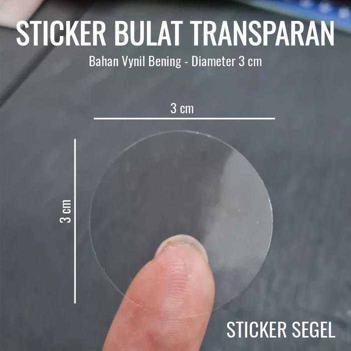 Jual STICKER SEGEL BULAT TRANSPARAN BAHAN VYNIL - Jakarta Barat - KR ...