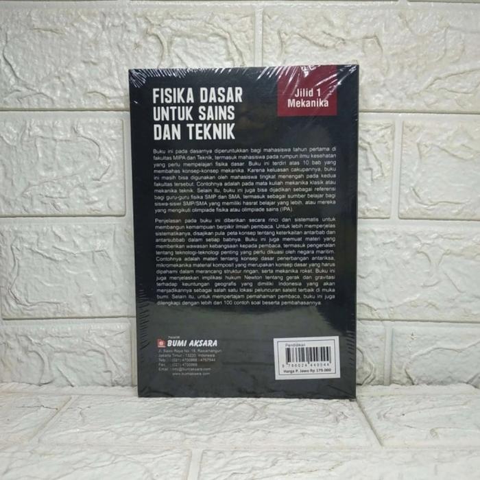 Jual Fisika Dasar Untuk Sains Dan Teknik Jilid 1 Mekanika Di Seller Hachi - Cengkareng Timur ...