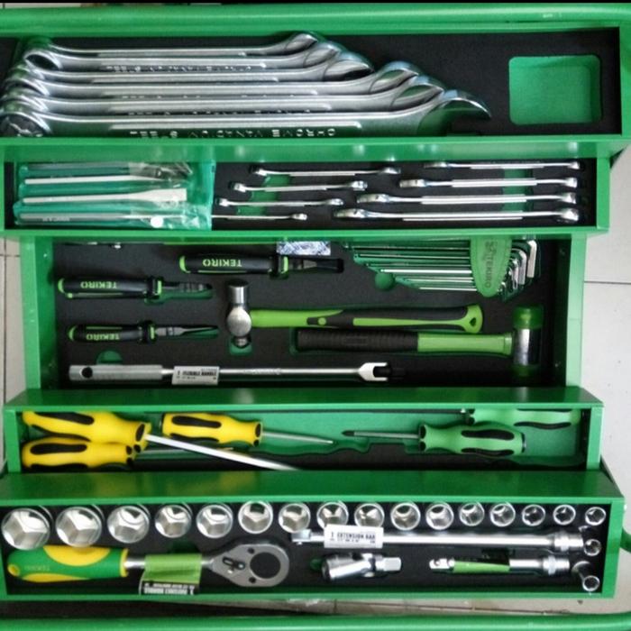 Jual tekiro TB1651 mekanik tool kit mechanic tools box set 66pcs toolbox - Kota Bandung - jethro ...