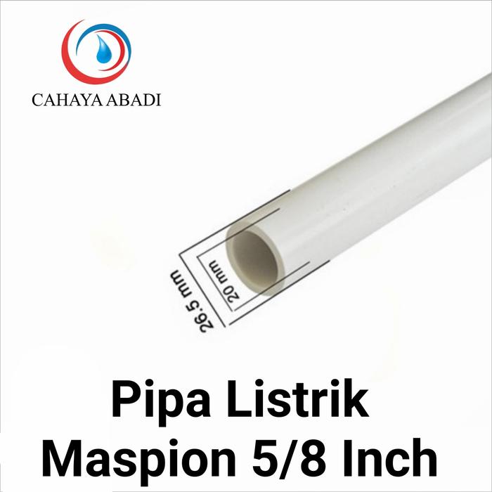 Jual Pipa Listrik PVC Maspion 5/8 Inch C - Kab. Bandung - CAHAYA ABADI ...