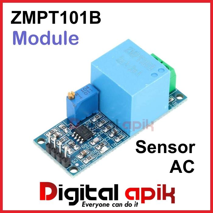 ZMPT101B Sensor Tegangan Output AC Modul Transformator, 43% OFF