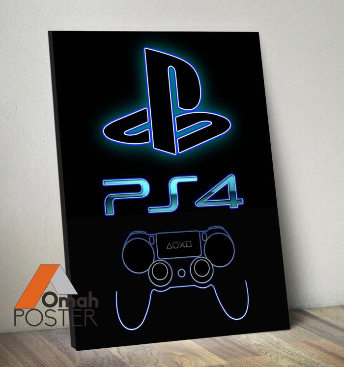 Jual Hiasan Dinding - Poster Kayu - Poster Game Playstation - PS4 - Kab ...