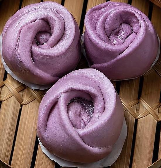 Jual Frozen dimsum bakpao bapao pao talas ubi ungu HALAL isi 5pcs ...