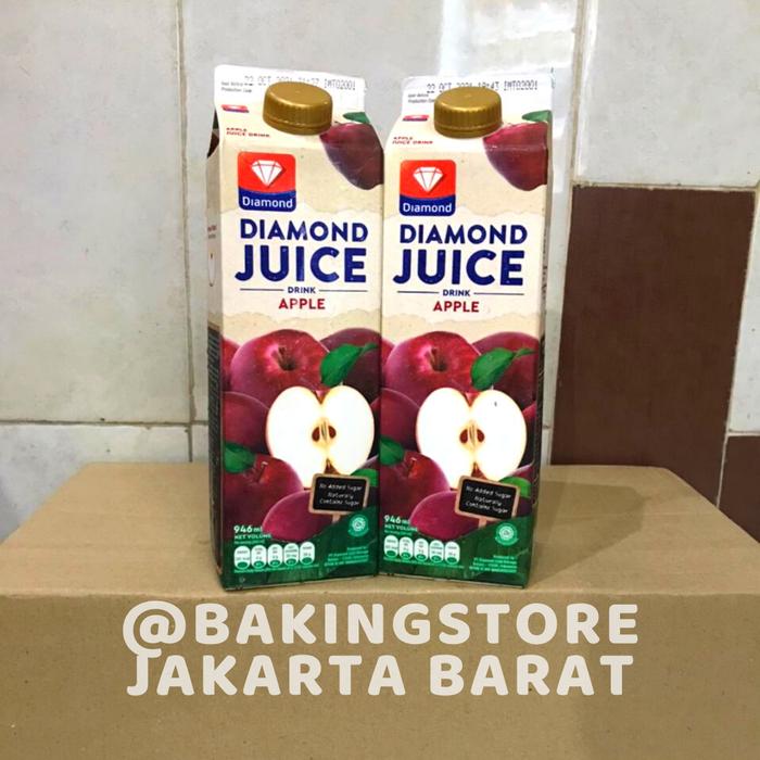Jual DIAMOND JUICE APPLE UNSWEET 946 ML - Jus Apel - Jakarta Barat ...
