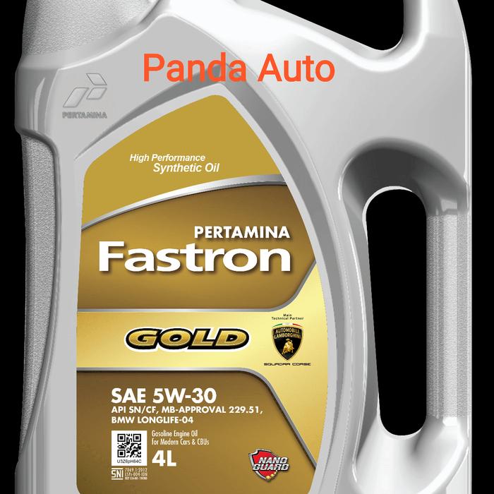 Jual OLI PERTAMINA FASTRON GOLD 5w 30, Synthetic High Performance, 4 ...