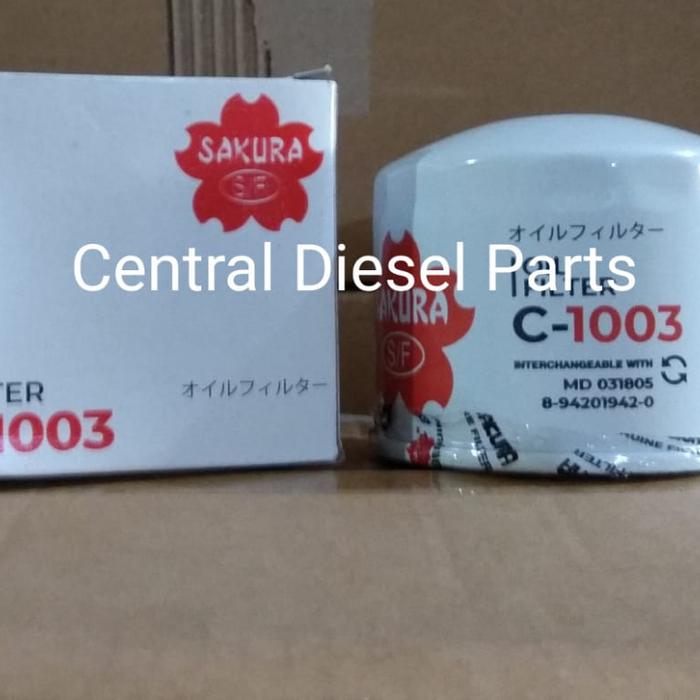 Jual Oil Filter Oli Mitsubishi Galant Mirage MD031805 C-1003 C1003 ...