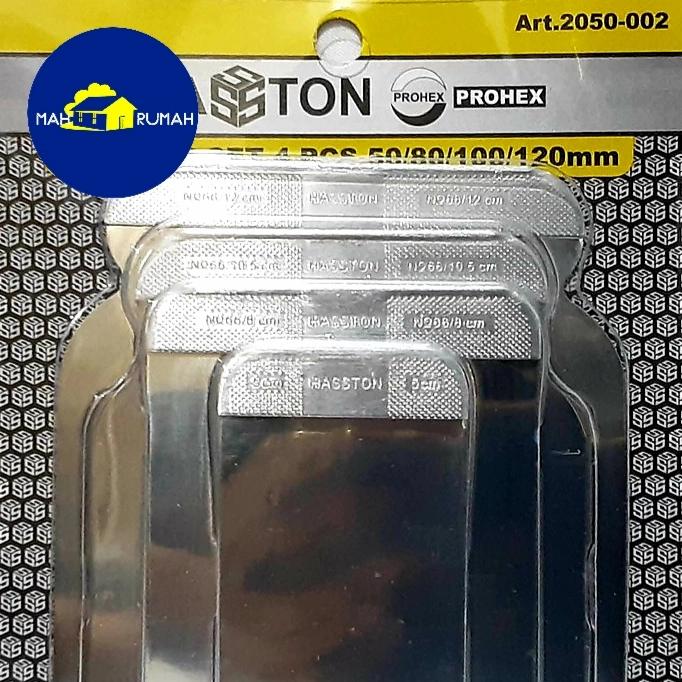 Jual KAPI KAPE SET 4pcs Cat Besi Lentur Alat Dempul Scrub - HASSTON ...