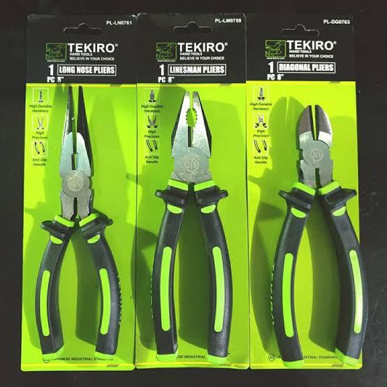 Jual Tekiro tang set 8" inch 3pcs, Tang potong, tang kombinasi, tang ...