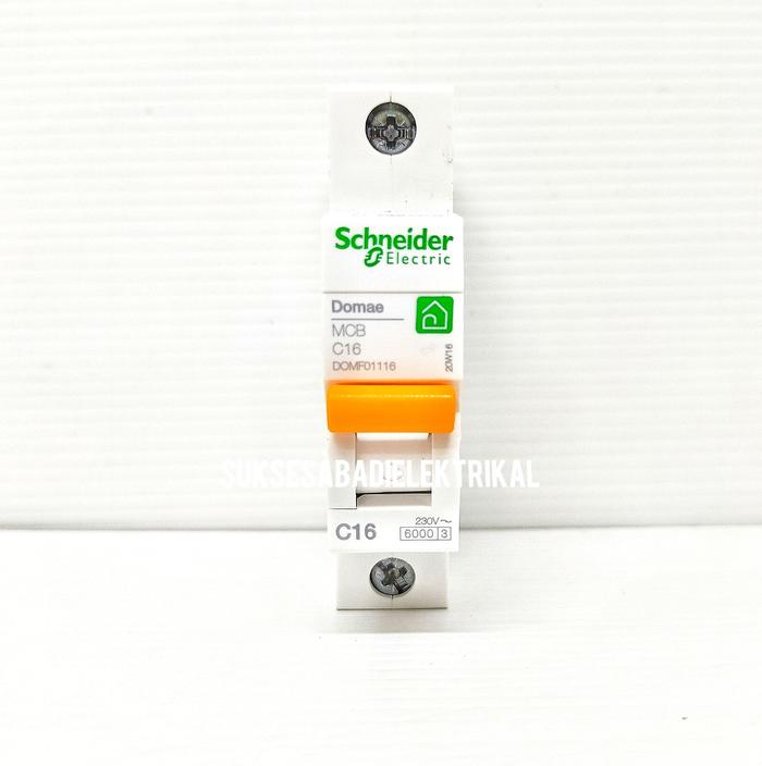 Jual MCB SCHNEIDER DOMAE 1 PHASE 6A 10A 16A 20A VARIAN - 6 - Kota Bandung - TL. Sukses Abadi ...