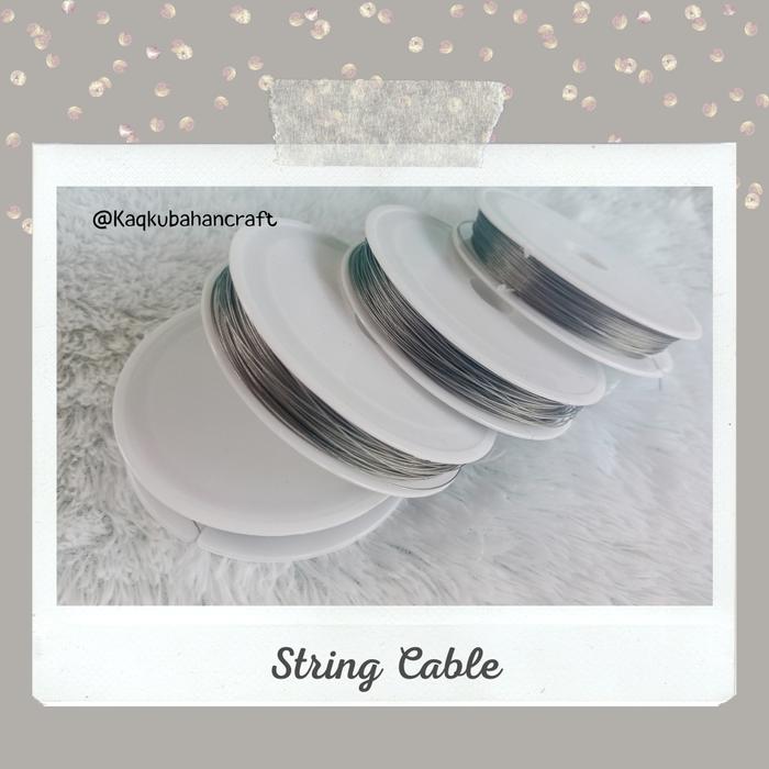 Jual KAWAT LENTUR SENAR BAJA / STRING CABLE / BAHAN GELANG - Kab ...