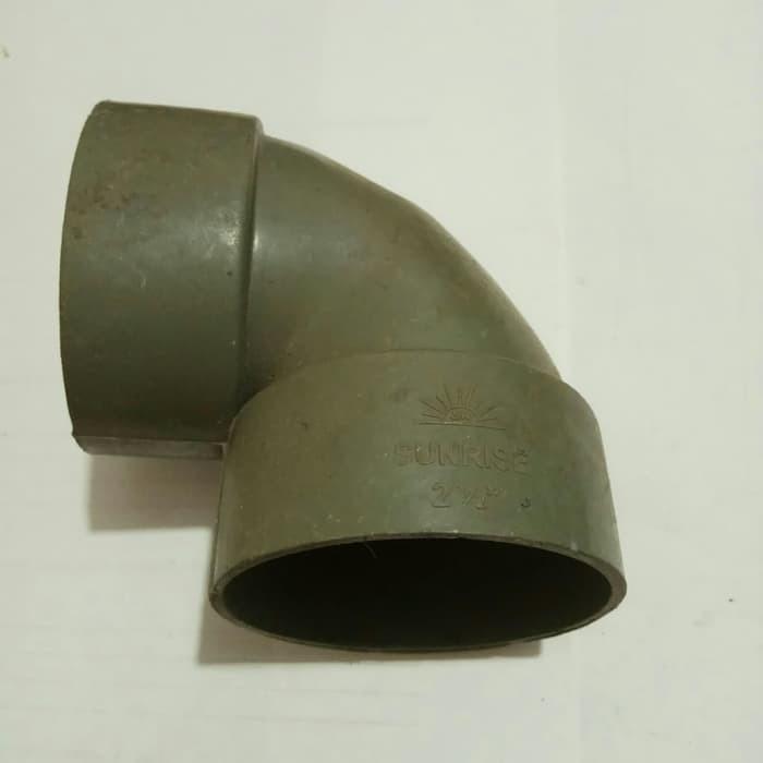 Jual Sunrise Knee 2 1/2" Inch PVC L Elbow Knie Keni PVC Sambungan Pipa ...