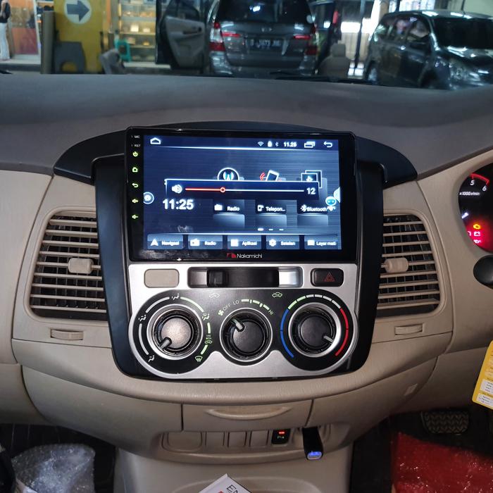 Jual head unit android 9 inch enigma + frem inova lama dan soket ...