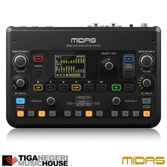 Jual Midas DP48 Dual 48 Channel Personal Monitor Mixer - Kota Bandung ...