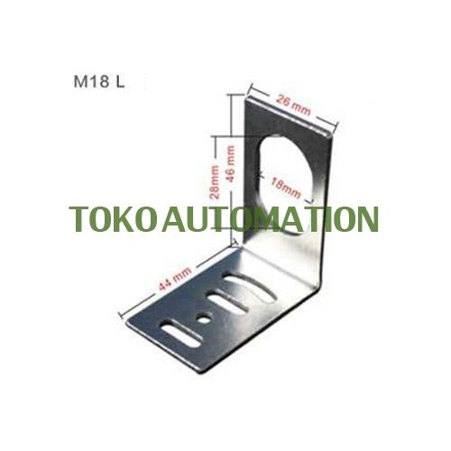 Jual M18 Proximity Switch Sensor Photoelectric L Mounting Bracket PS61 ...