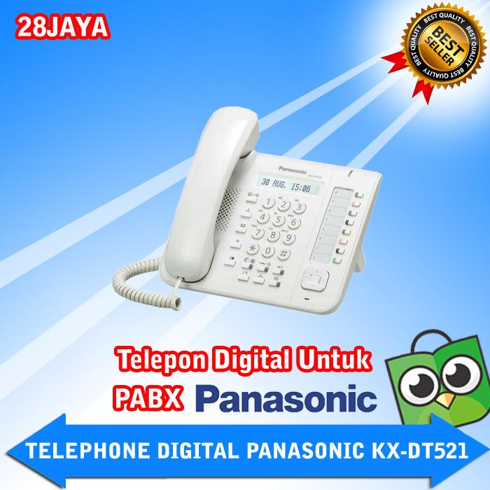 Jual Telephone Digital Panasonic KX-DT521 Display untuk PABX Panasonic - Jakarta Pusat ...
