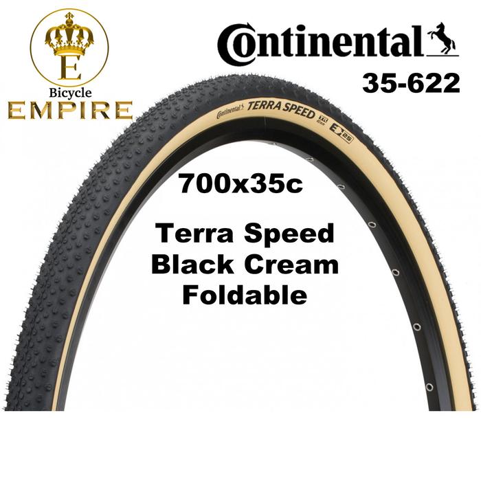 Jual Ban luar 700 x 35c Continental Terra Speed TR Black Cream Foldable ...