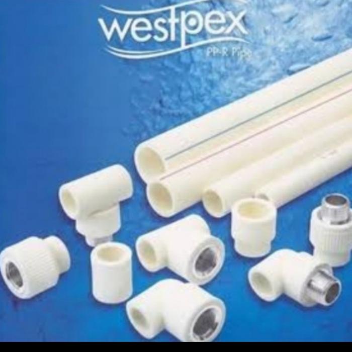 Jual pipa ppr putih 1/2 inch 20 mm PN 10 ( WESTPEX) panjang 4 mtr ...