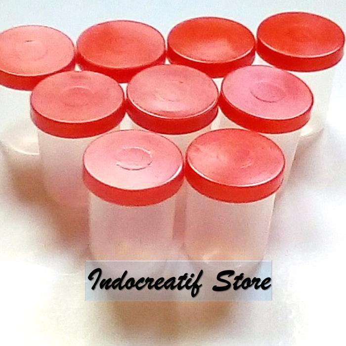 Jual Pot Urin Urine Sampel Sample Botol Organ 20 ml Tutup Merah Cup ...