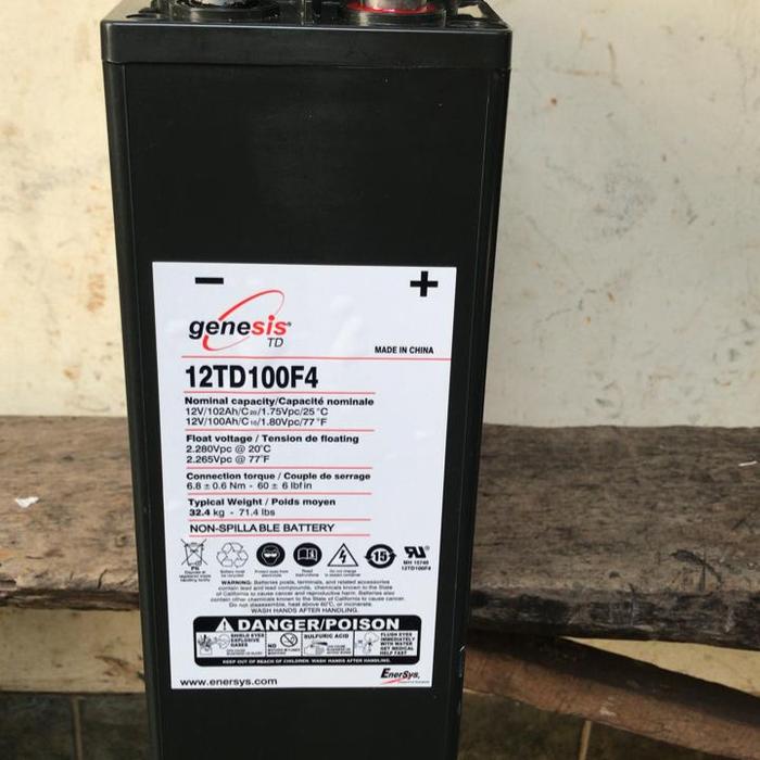 Jual Battery Lead Acid VRLA Genesis 12V 100Ah Aki Kering Best ...