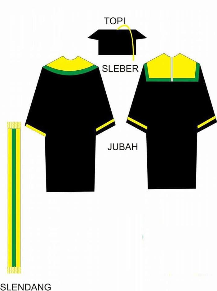 Jual Seragam toga wisuda DEWASA SMA / Jubah toga wisuda / paket wisuda - Kota Kediri - Pesan ...