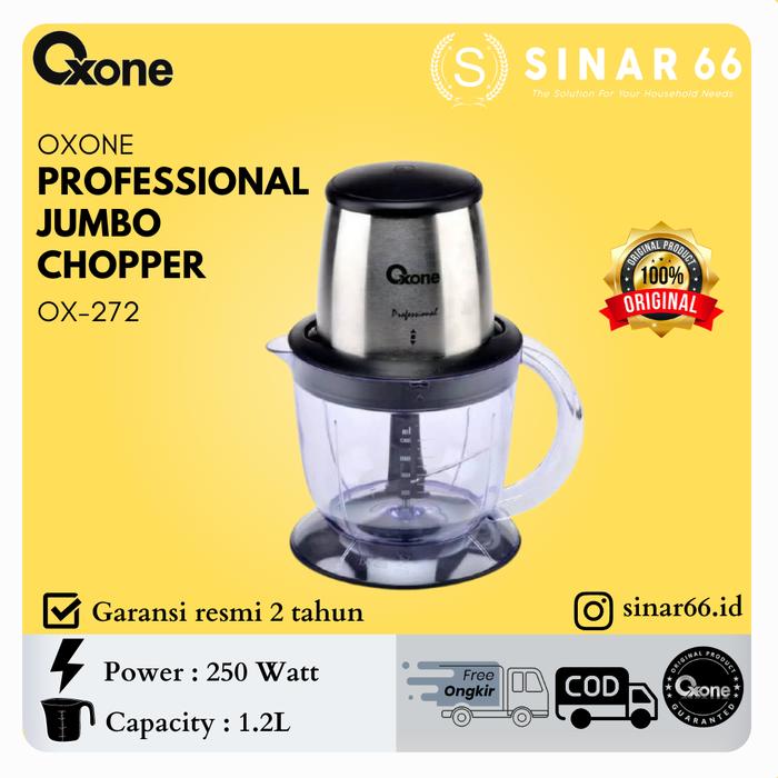 Promo OXONE JUMBO CHOPPER PROFESSIONAL OX-272 FOOD PROCESSOR Cicil 0% ...