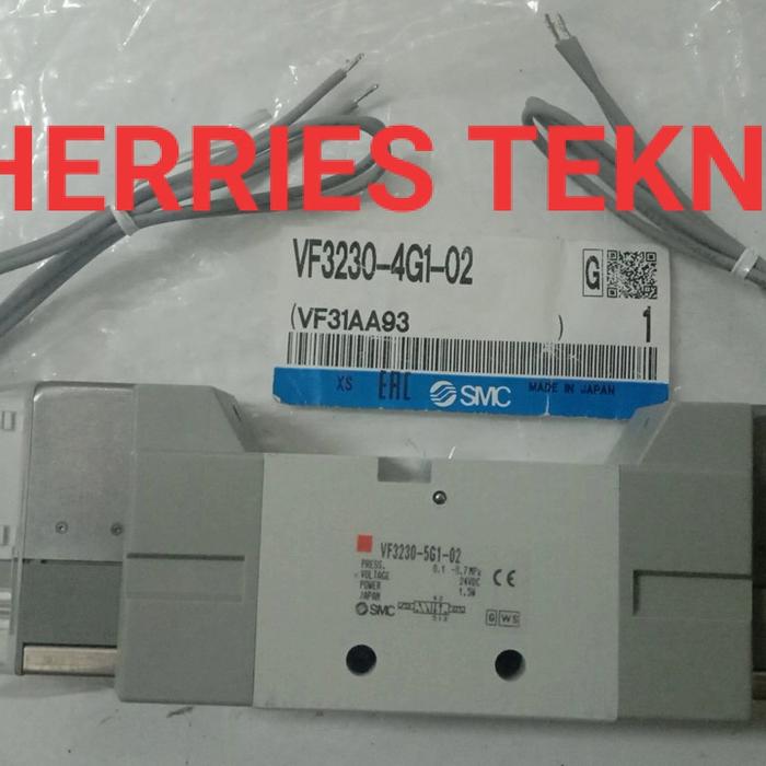 Jual Solenoid valve SMC VF3230 - 4G1-02 port 1/4" 220 vAC - Jakarta ...