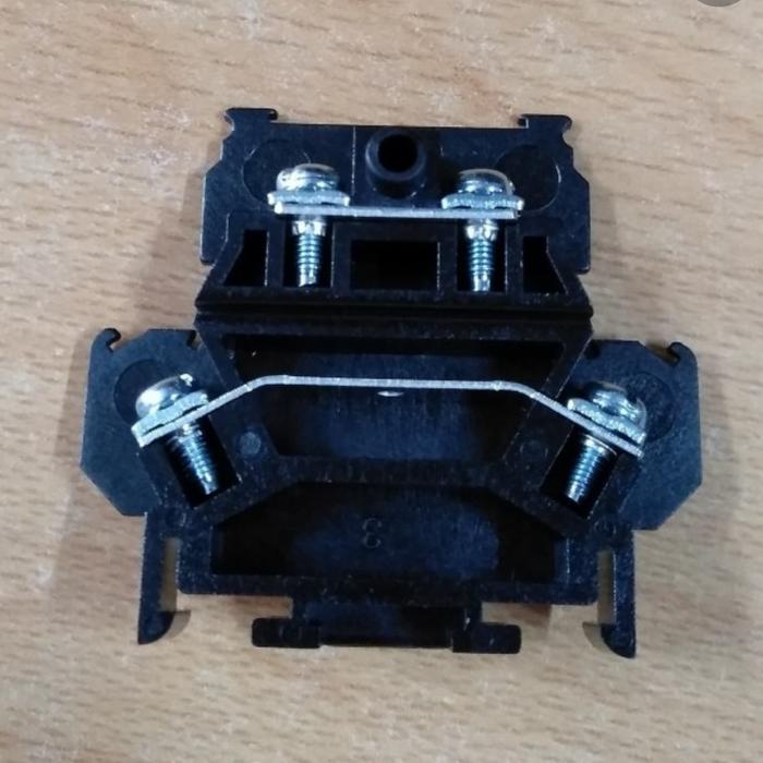 Jual Terminal Block 2 Tingkat CBD-10 / Terminal Blok 10A Hitam ...