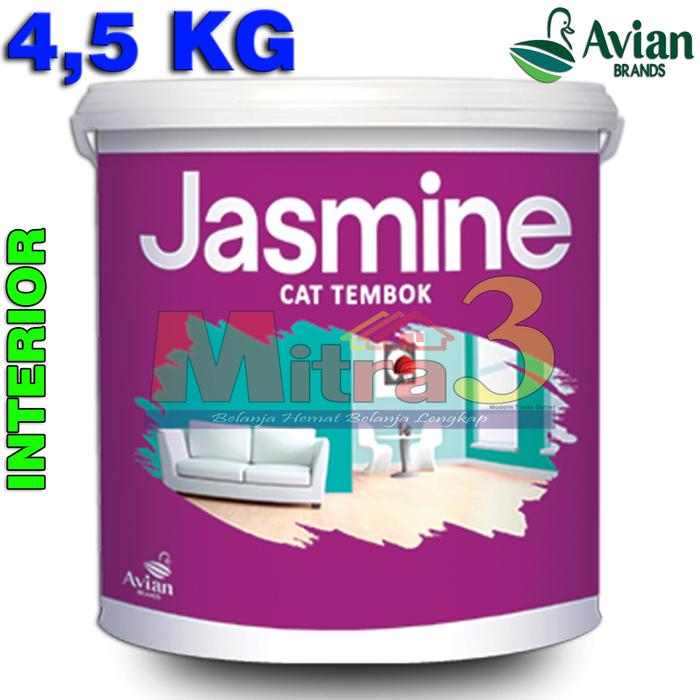 Jual Cat Tembok Dinding Interior Anti Jamur JASMINE 4,5 KG 5kg Galon - Ocean 110 - Kota Makassar ...
