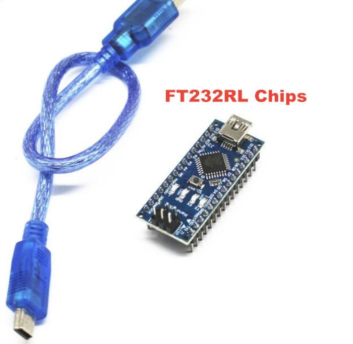 Jual Arduino Nano V3.0 Atmega328 FTDI Serial FT232 + USB Cable - Jakarta Barat - Aisyah Arduino ...