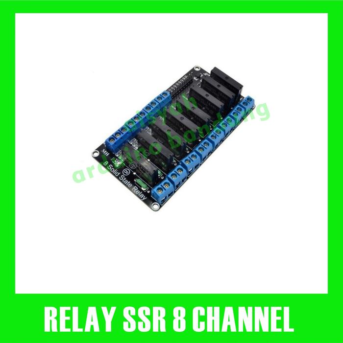 Promo SSR Solid State Relay Module 8 Channel 5V DC Low Level for ...
