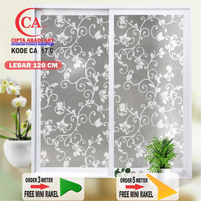 Jual STICKER_STIKER KACA MOTF BATIK MINIMALIST ( GLASS FILM ) - Kota ...