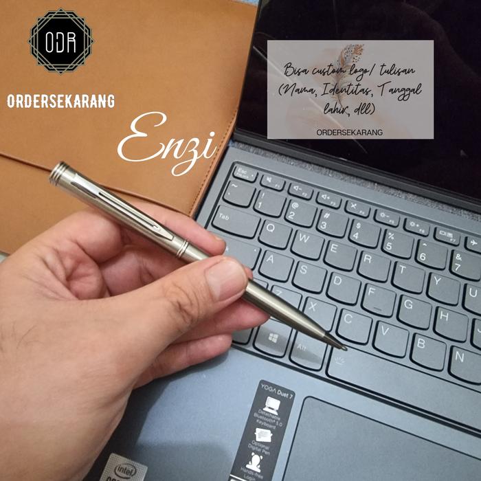 Jual BALLPOINT PULPEN PENA ENZI CAVERO PREMIUM CUSTOM GRAFIR LASER ...