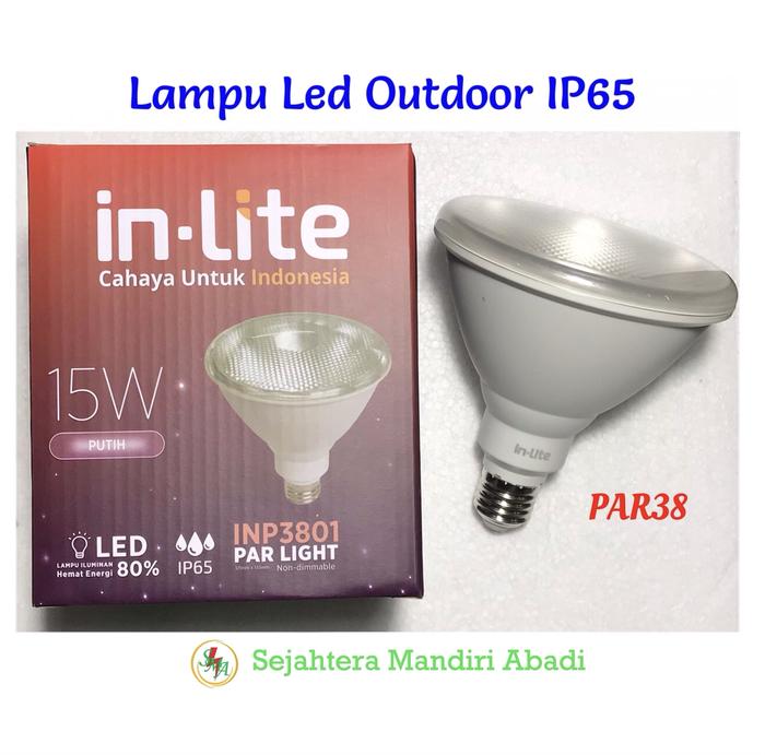 Jual Lampu Par 38 Led InLite 15 Watt Putih 6500K Par38 Outdoor IP65 In ...