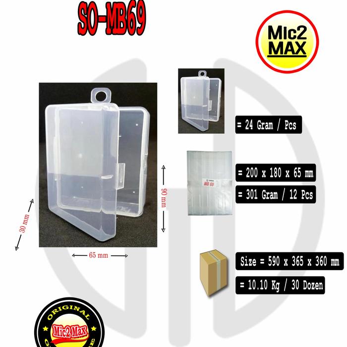 Jual MB69 / MB-69 / MB 69 GUNINDO KOTAK PLASTIK BENING MULTIBOX ...