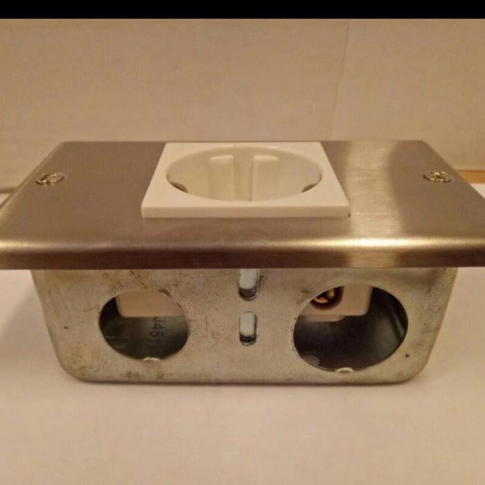 Jual stop kontak + frame stainless besi panasonic cover face plate ...